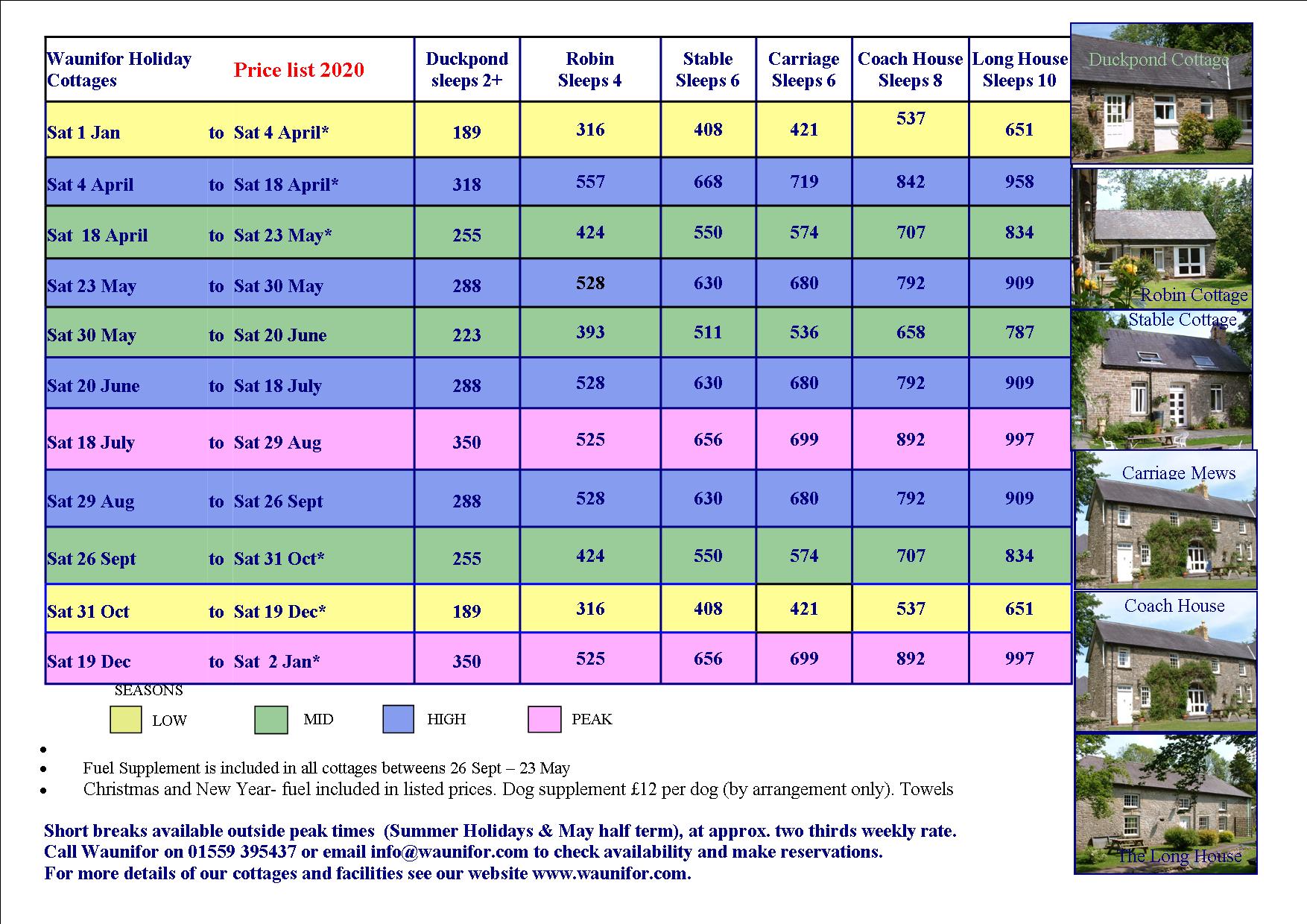 Prices | Waunifor